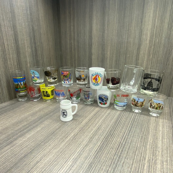 Various | Dining | Shot Glass Collection From Various Places States ...